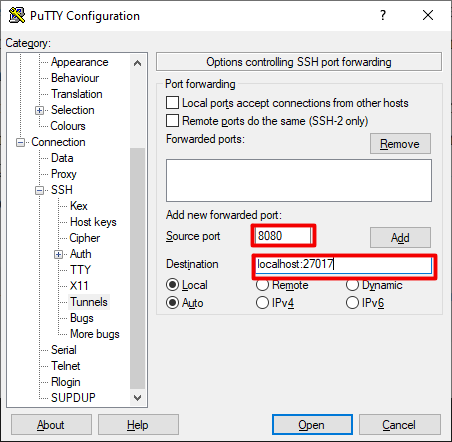 Using SSH Tunnels: How to create an encrypted ssh tunnel for applications