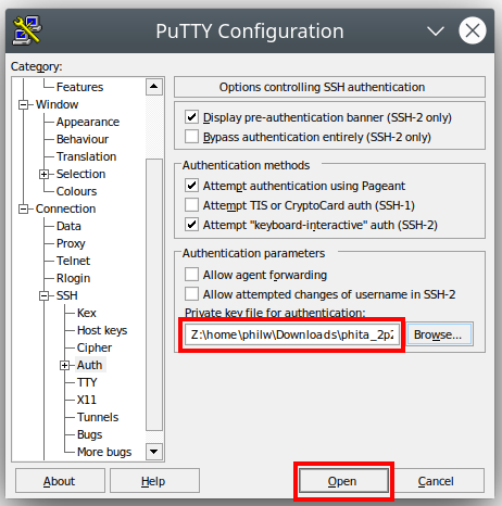 Using SSH to Connect to Our Class Server: Server Name/Port number will be in your Canvas Course Page